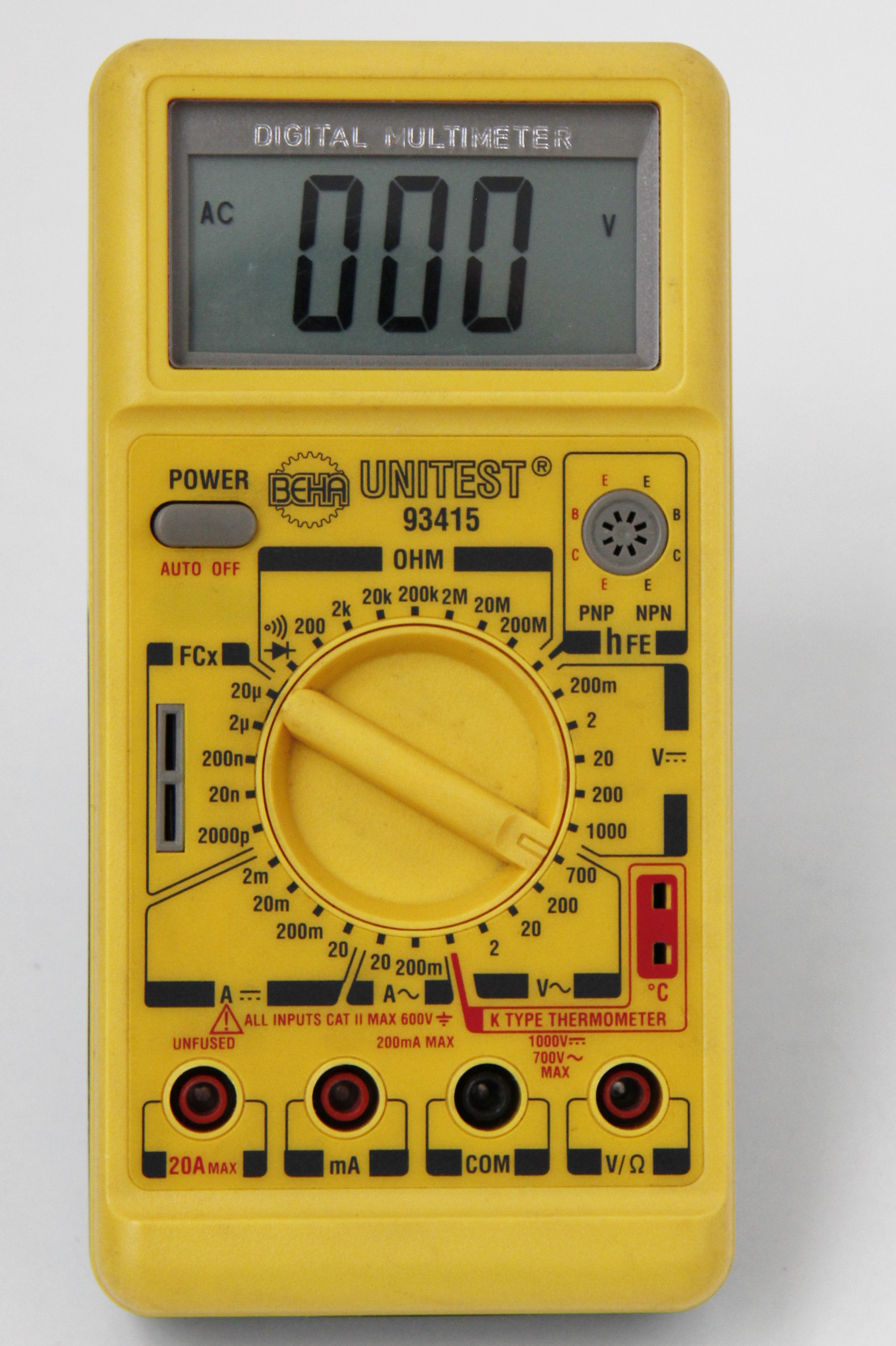 Digital-Multimeter BEHA UNITEST 93415 *6654* | eBay