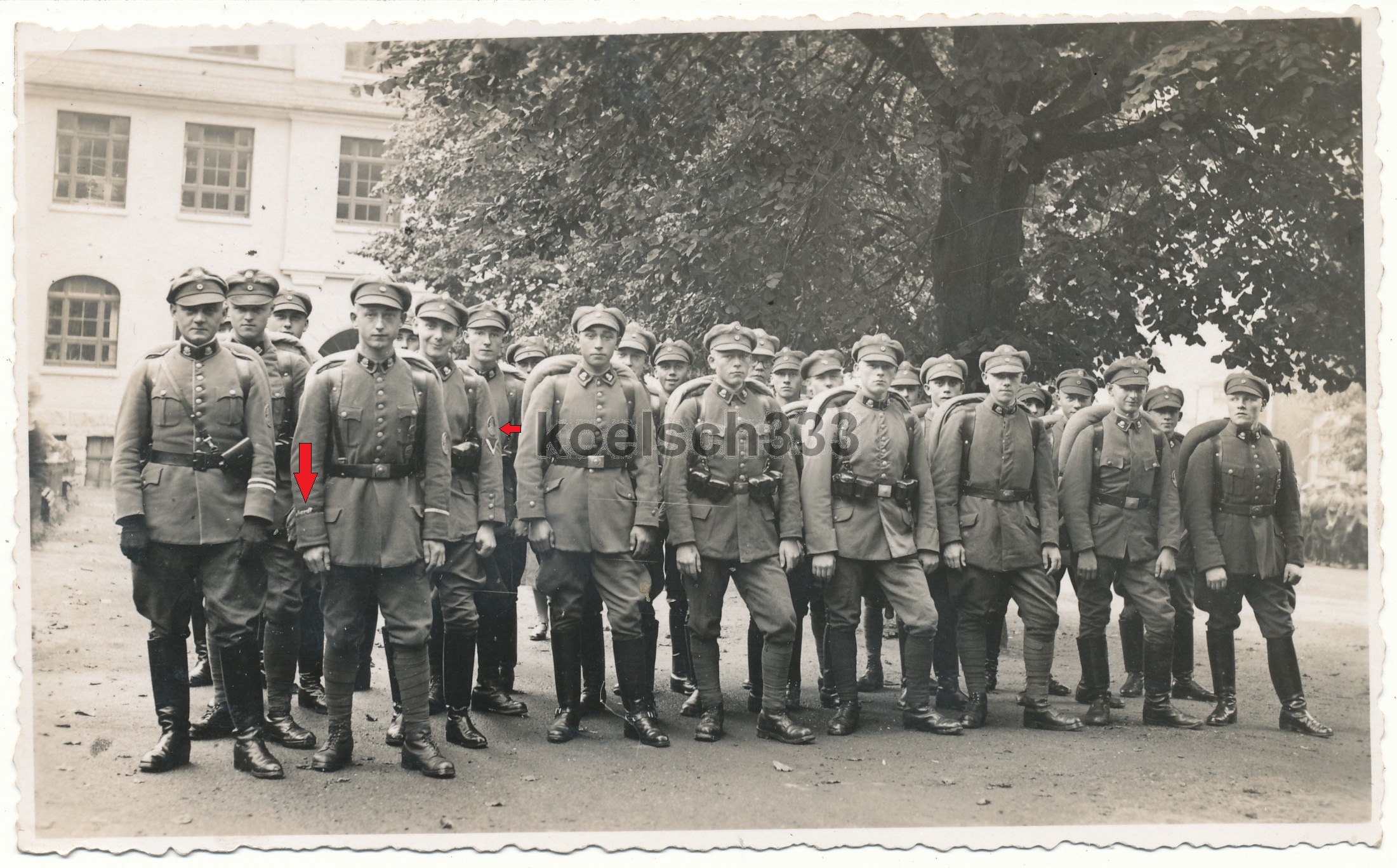 Foto Marine Brigade Ehrhardt Freikorps Soldaten Uniform Abzeichen ...
